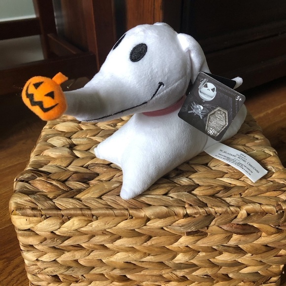 Disney | Toys | Disney Nightmare Before Christmas Zero Plush | Poshmark